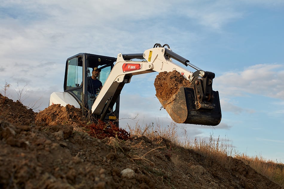 New Bobcat Compact Excavators for Sale in Kansas & Oklahoma - White ...